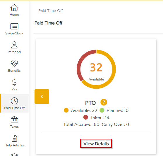 View Time Off Balances – Xenium HR