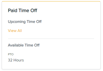 View Time Off Balances – Xenium HR