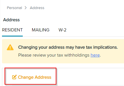 Update Your Address – Xenium HR