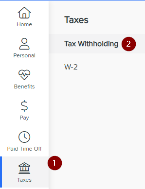 Update Tax Withholding Information – Xenium HR