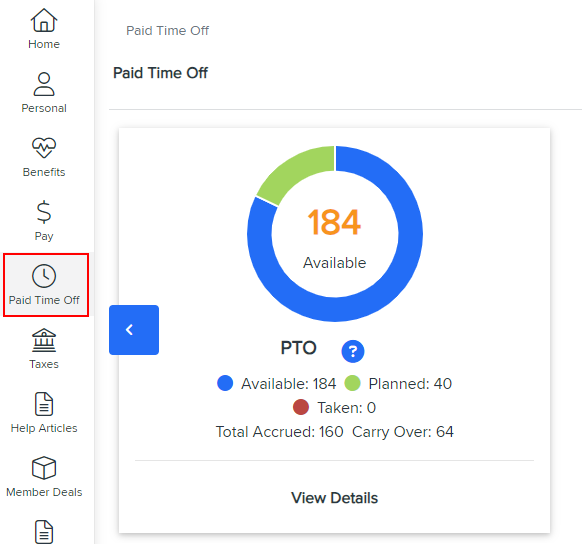 Request Time Off (Prism PTO) – Xenium HR