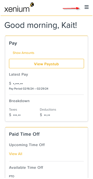 PrismHR Employee Portal - Mobile App – Xenium HR
