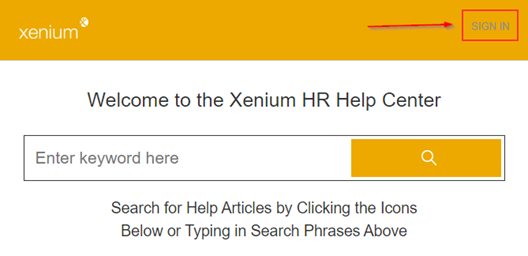 Registering for Xenium Help Center – Xenium HR