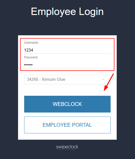 Request Time Off (SwipeClock) – Xenium HR