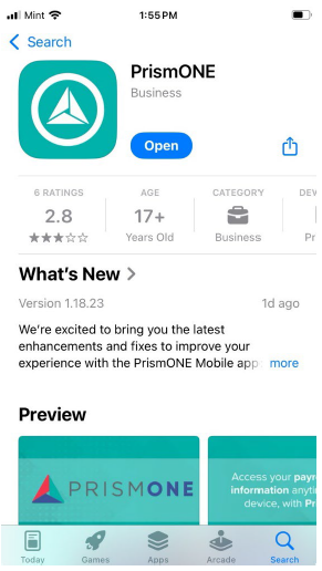 Downloading the PrismONE Mobile App – Xenium HR
