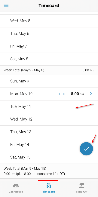 Use the Mobile Swipeclock App – Xenium HR