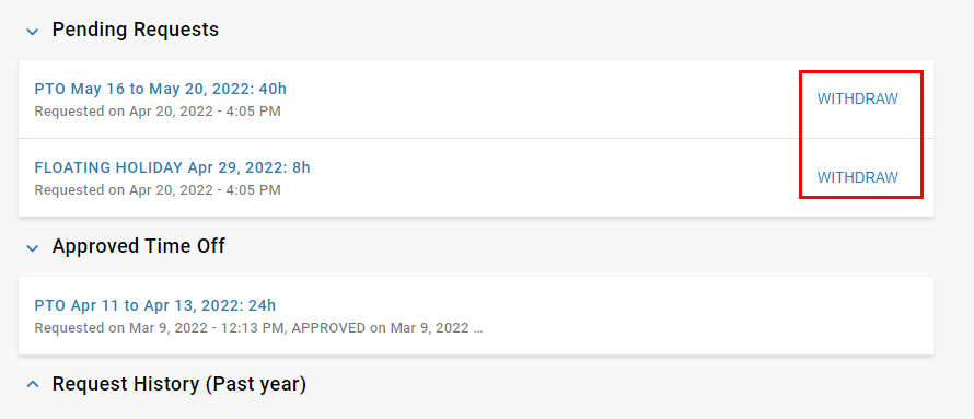 Request Time Off (SwipeClock) – Xenium HR